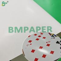 China 310gsm Linen Finish Playing Cardstock Paper 642 x 452mm Durable Black Core for sale