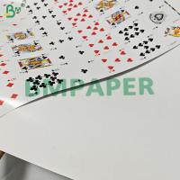 China 310gsm Linen Finish Playing Cardstock Paper 642 x 452mm Durable Black Core for sale