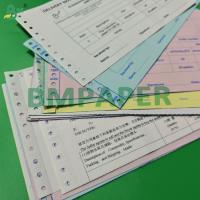 China 75g CB CFB CF 3 Ply NCR Continuous Carbonless Printing Paper For Delivery Note A4 for sale