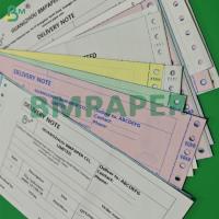 China 75g CB CFB CF 3 Ply NCR Continuous Carbonless Printing Paper For Delivery Note A4 for sale