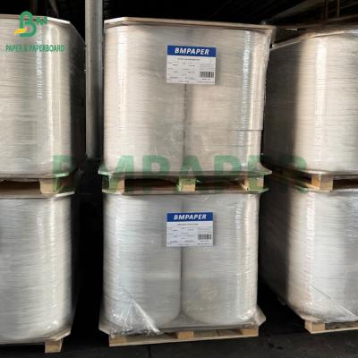 China 26gsm 27gsm Kraft Paper Rolls 29mm x 6000m For Wrapping Individual Straw for sale