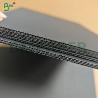 China 440gsm Black Color Corrugated Board for Luxury Box Packaging for sale