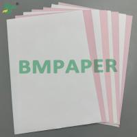 China High Opacity Anti-Static Pressure-Sensitive White CB Pink CF 70gsm 75gsm 2 Part NCR Paper for Continuous Forms for sale