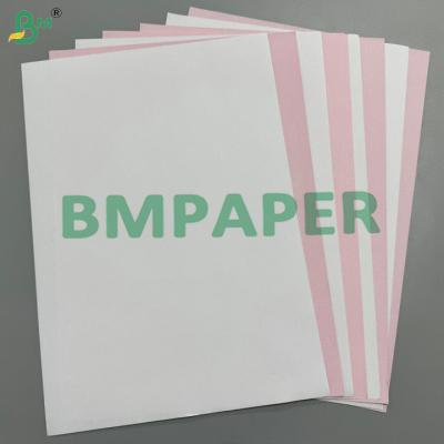 China High Opacity Anti-Static Pressure-Sensitive White CB Pink CF 70gsm 75gsm 2 Part NCR Paper for Continuous Forms for sale