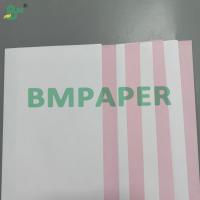 China High Opacity Anti-Static Pressure-Sensitive White CB Pink CF 70gsm 75gsm 2 Part NCR Paper for Continuous Forms for sale