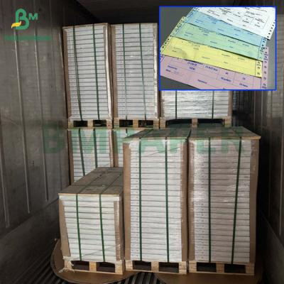 China 65gram NCR Paper 3 Layers Top White Middle Colored For Multi-copy Invoice 8.5 X 11inch for sale