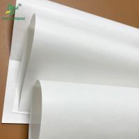 China Food Grade 35g 40g 45g Machine Glazed Bleached Kraft Paper In Reels for sale