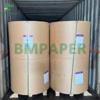 China Food Grade 35g 40g 45g Machine Glazed Bleached Kraft Paper In Reels for sale