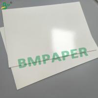 China 1mm C1S White Card PE Coated on Reverse Side Thick Water Resistant for sale