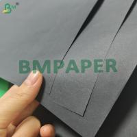 China 80g Black Kraft Wrapping Paper For Shopping Bag High Tensile Strength 25'' x 36'' for sale