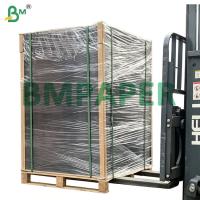 China 1.5mm Double Sided Black Cardstock For Premium Boxes Making, 1200gsm X 70cm X 100cm for sale