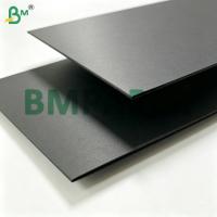 China 1.5mm Double Sided Black Cardstock For Premium Boxes Making, 1200gsm X 70cm X 100cm for sale