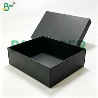 China 1.5mm Double Sided Black Cardstock For Premium Boxes Making, 1200gsm X 70cm X 100cm for sale