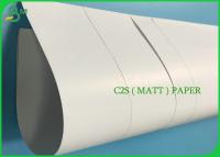China Custom Size Glossy Art Paper 115g Matt Coated With 400mm 500mm Width Roll for sale