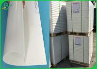 China 115G 120G C2S High Glossy Art Paper In Roll 400mm 500mm width for sale