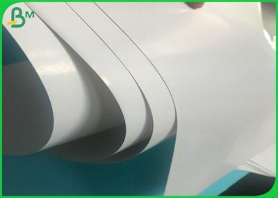 China Coated Double Side 120G 180G High Gloss Couche Paper With Jumbo Roll 400mm for sale