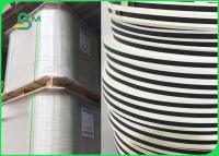 China 14mm 15mm Custom Printed Striped Drinking Straw Paper FDA Biodegradable for sale