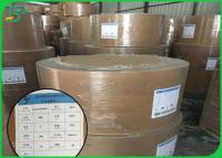 China 40G 50G 60G Uncoated Food Grade Paper Roll , Kraft Brown Paper With FDA Certified for sale