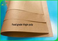 China 40G 50G 60G Uncoated Food Grade Paper Roll , Kraft Brown Paper With FDA Certified for sale