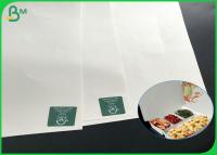 China FDA 135gsm + 10gsm PE Coated Paper For Lunch Food Packaging Box One Side Coated for sale