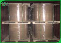 China 30G 40G Virgin Pulp White & Natural Kraft Paper Roll With 640mm 790mm Width for sale