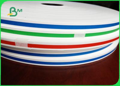 China 60gsm printed striped and solid black straw paper roll for Drinking straw for sale