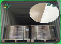 China Food Grade 160gsm + 10gsm PE Single Coated Kraft Paper Roll For Food Packages for sale