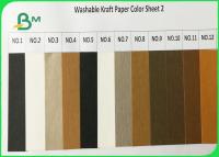 China Fiber Material Pollution Free Printable Sewable Washable Kraft Paper For Bag for sale