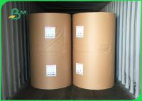 China 28gsm 60gsm 120gsm Harmless And Waterproof Brown Drinking Straw Wrapping Paper for sale