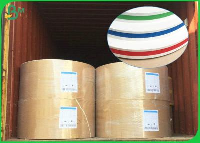 China Eco - Friendly 13.5mm 14mm 15mm 60gsm 120gsm Straw Paper Roll For Harmless Straws for sale