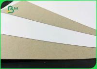 China Great Stiffiness One Side Coated White Lined Grey Board Recycled Pulp for sale
