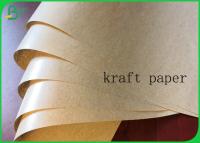 China Anti - Oil And Waterproof 50G Kraft Color Paper With 10G PE For Packing Fast Food for sale