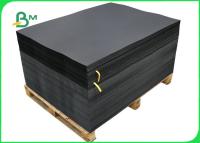 China 100% Wood Pulp Hard Stiffness Black Chipboard Sheet 250gsm 300gsm for sale
