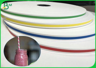 China FDA Certificate 13.7mm 14mm 15mm 60gsm 120gsm Printed Straw Paper For Straws for sale