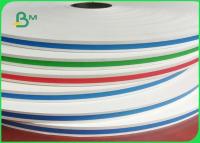 China Food Grade Colorful Straw Paper 13.5mm 14mm 60g / 120g In Rolls Grade In AA for sale