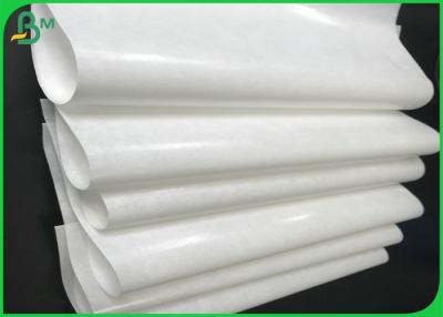 China Grade AA 40gsm 50gsm 60gsm+10g PE Coated White Kraft Paper Roll For Packing for sale