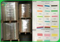 China 60gsm 120gsm Colorful Food Grade Paper Roll / Compostable Straw Paper With Biodegradable for sale