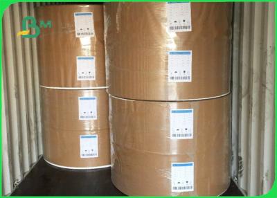 China 30gsm To 100gsm Food Grade Paper Roll / Environmental Protection White Kraft Paper For Packing for sale