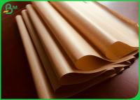 China Greaseproof Food Grade Brown Kraft Paper With PE Coated For Making Paperbags for sale