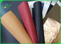 China Resistance To Wear And Tear Soft Wasnable Kraft Paper For Bag for sale