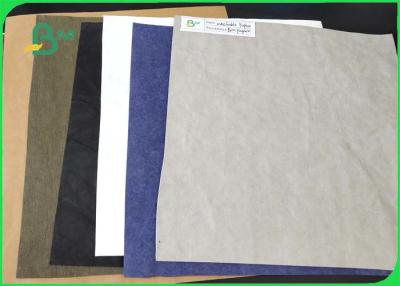 China 30 Colors 150CM Width Fabic Pulp Washable Kraft Paper For DIY Bags And Packing for sale