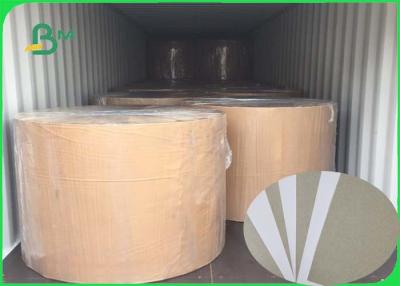 China Great Stiffiness Grey Back White Side Clay Coated Paper Offset Printing In Rolls for sale