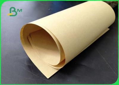 China 80gsm 100gsm Good Oil Resistance Brown Craft Paper For Bags Of Shopping In Rolls for sale