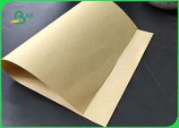 China 80gsm 100gsm Good Oil Resistance Brown Craft Paper For Bags Of Shopping In Rolls for sale