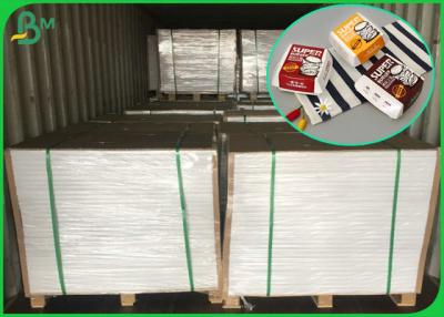 China 300GSM Food Grade White Cardboard With Coated One Side For Hot Food for sale