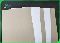 China ISO 250 / 300 / 400gsm C1S Grey Back Glossy Side  With White 1mm 2mm 3mm for sale