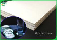 China 1.4MM Thickness White Absorbent Paper Sheet For Making Hotel Coaster for sale