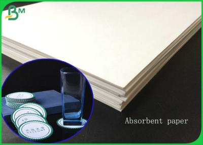 China 1.4MM Thickness White Absorbent Paper Sheet For Making Hotel Coaster for sale