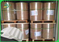 China Thickness 30 - 350gsm PE Coated White Color Kraft Paper In Coils For Various Packing for sale