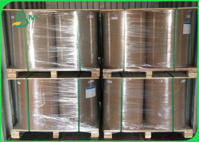 China 70gsm 80gsm Brwon Sack Kraft Liner Paper Tear Resistance In Sheet & Roll for sale